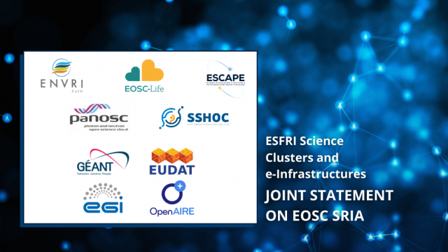 Science Clusters and European e-infrastructures joint statement on EOSC SRIA | GÉANT CONNECT Online