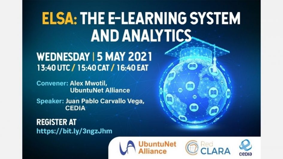 ELSA: The E-Learning System and Analytics, May 5 2021 | GÉANT CONNECT ...