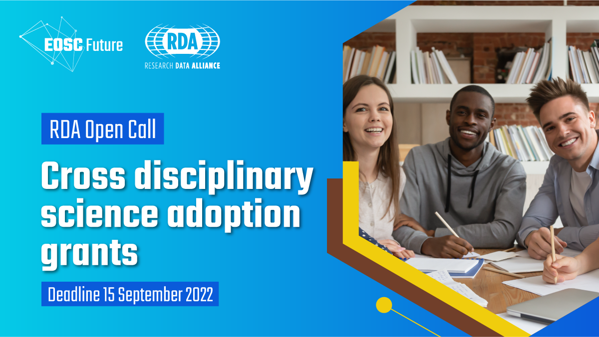 RDA cross-disciplinary science adoption grants #2 | GÉANT CONNECT Online