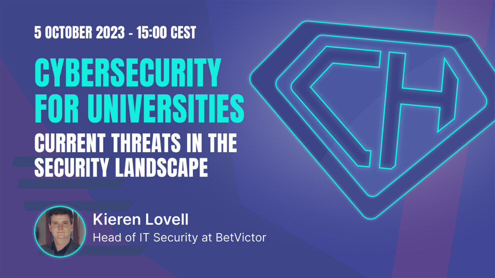 GÉANT CSM23 Webinar – Cybersecurity for universities, current threats ...