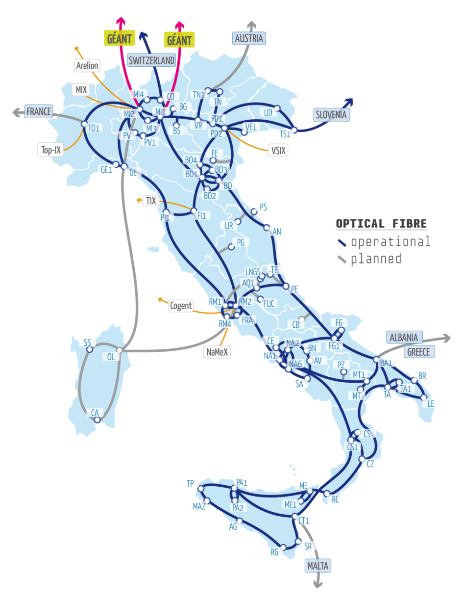 Introducing GARR-T: the new ultra-fast network for Italian universities ...