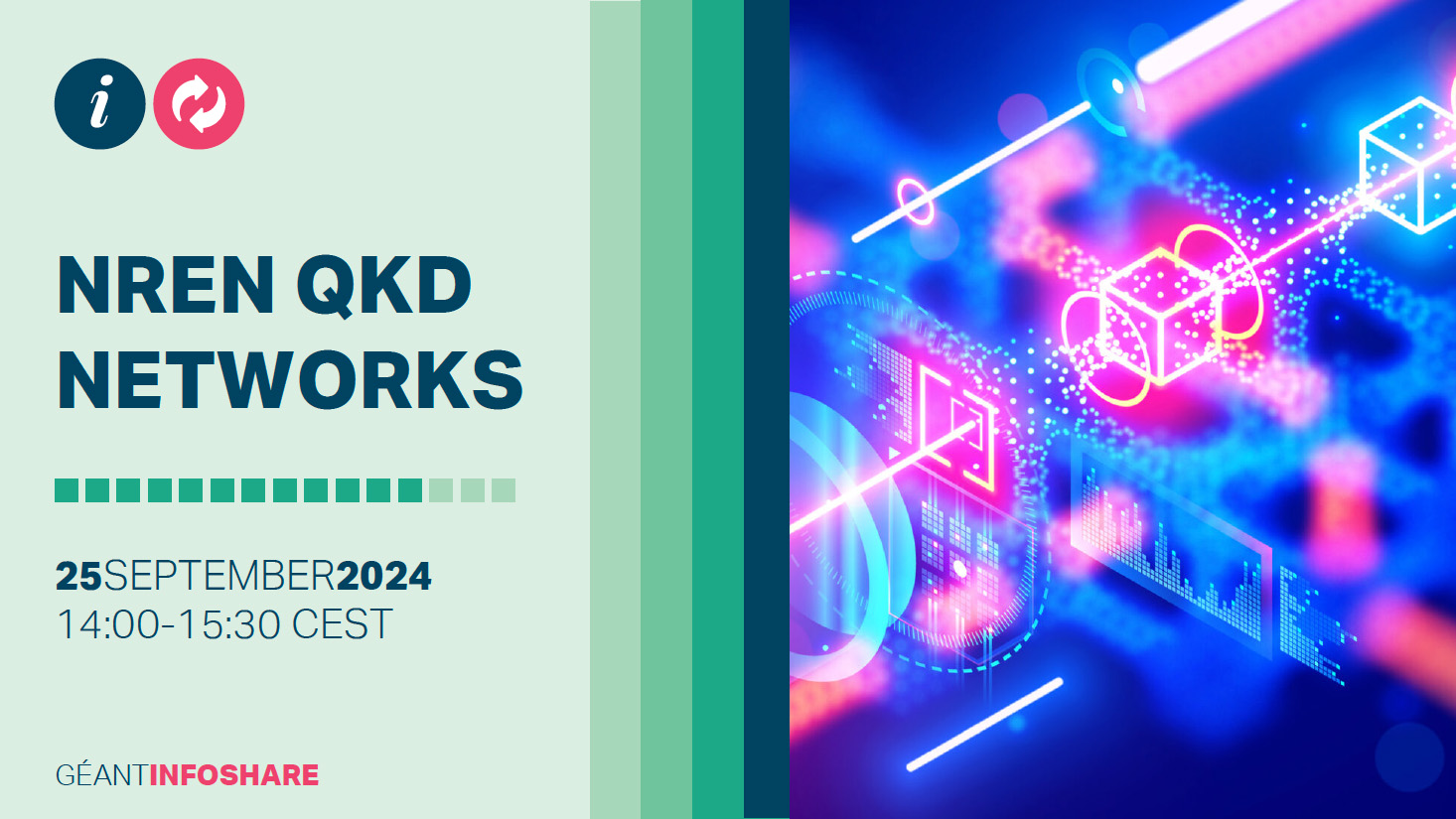 Infoshare: NREN QKD Networks – 25 September 2024 | GÉANT CONNECT Online