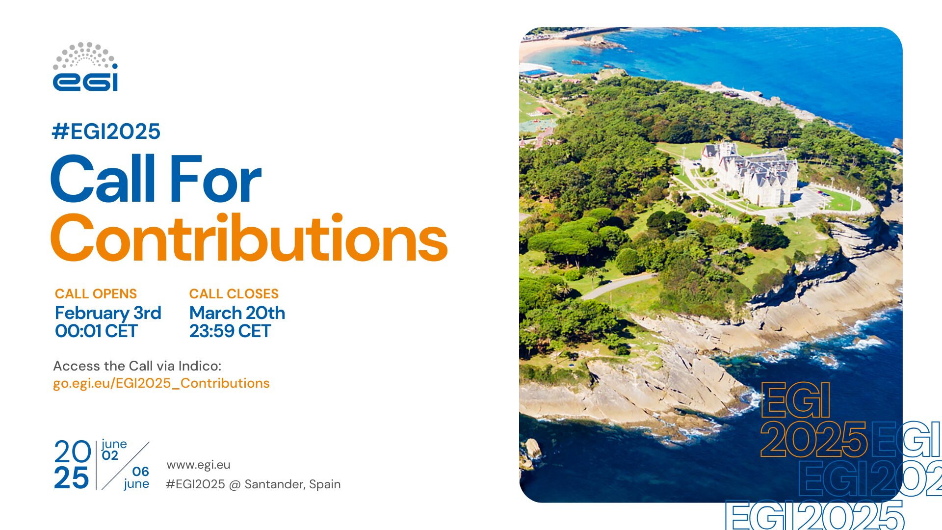 EGI2025 Call for Contributions Now Open | GÉANT CONNECT Online